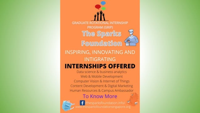 The sparks foundation task | PPT