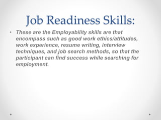 JOB READINESS | PPT