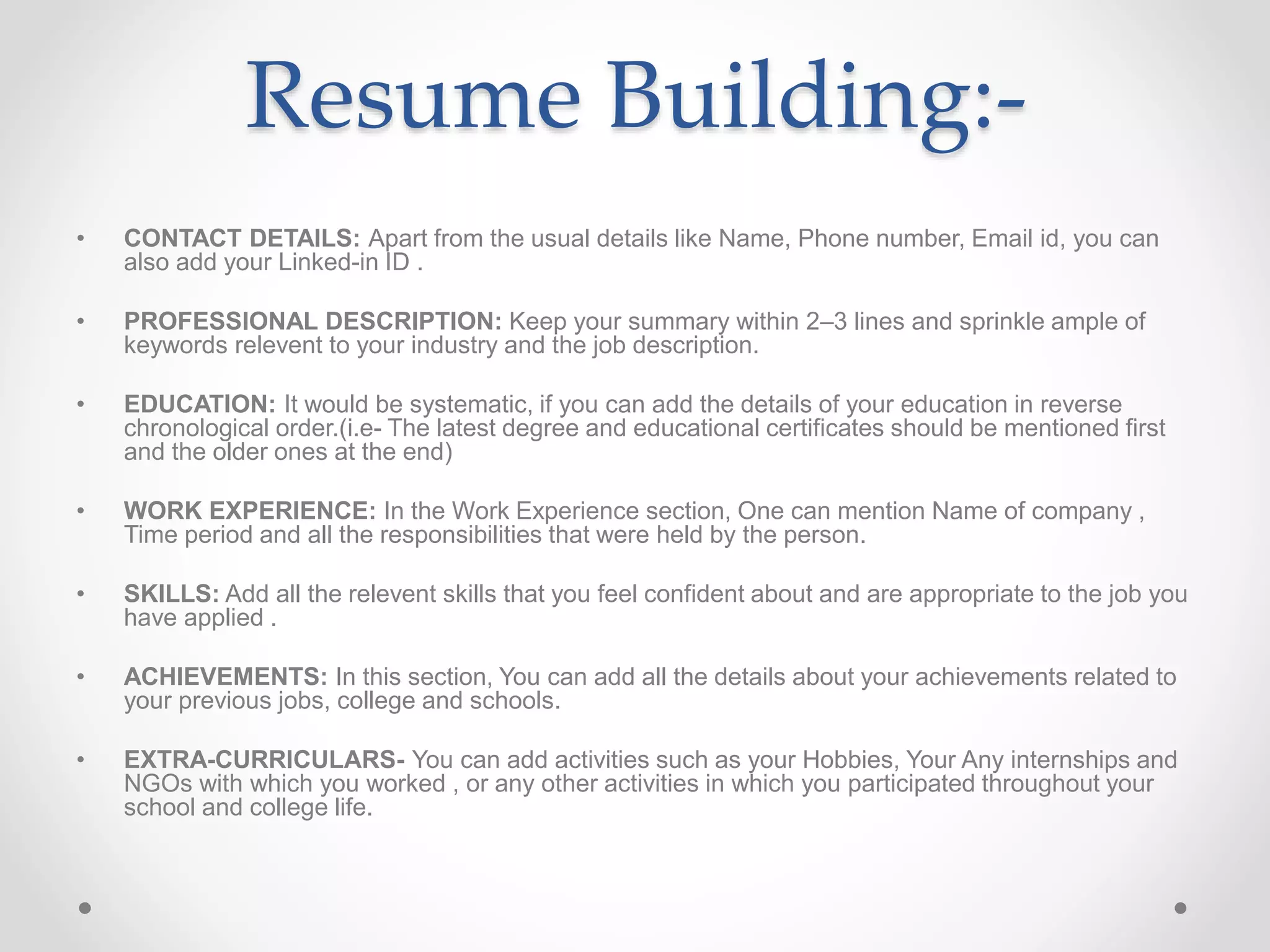 JOB READINESS | PPTX