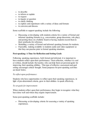 The speaking process | DOCX