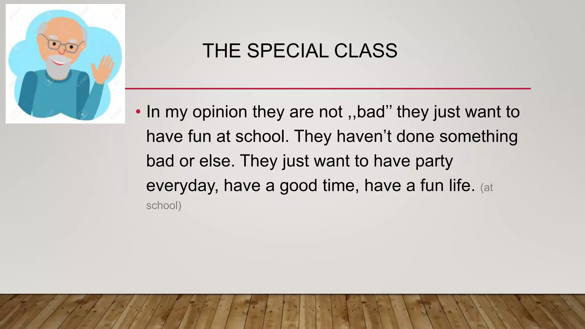 The special class | PPT