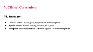 The Special Senses Organs in human body | PDF