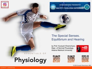 The Special Senses. Equilibrium and Hearing.pptx