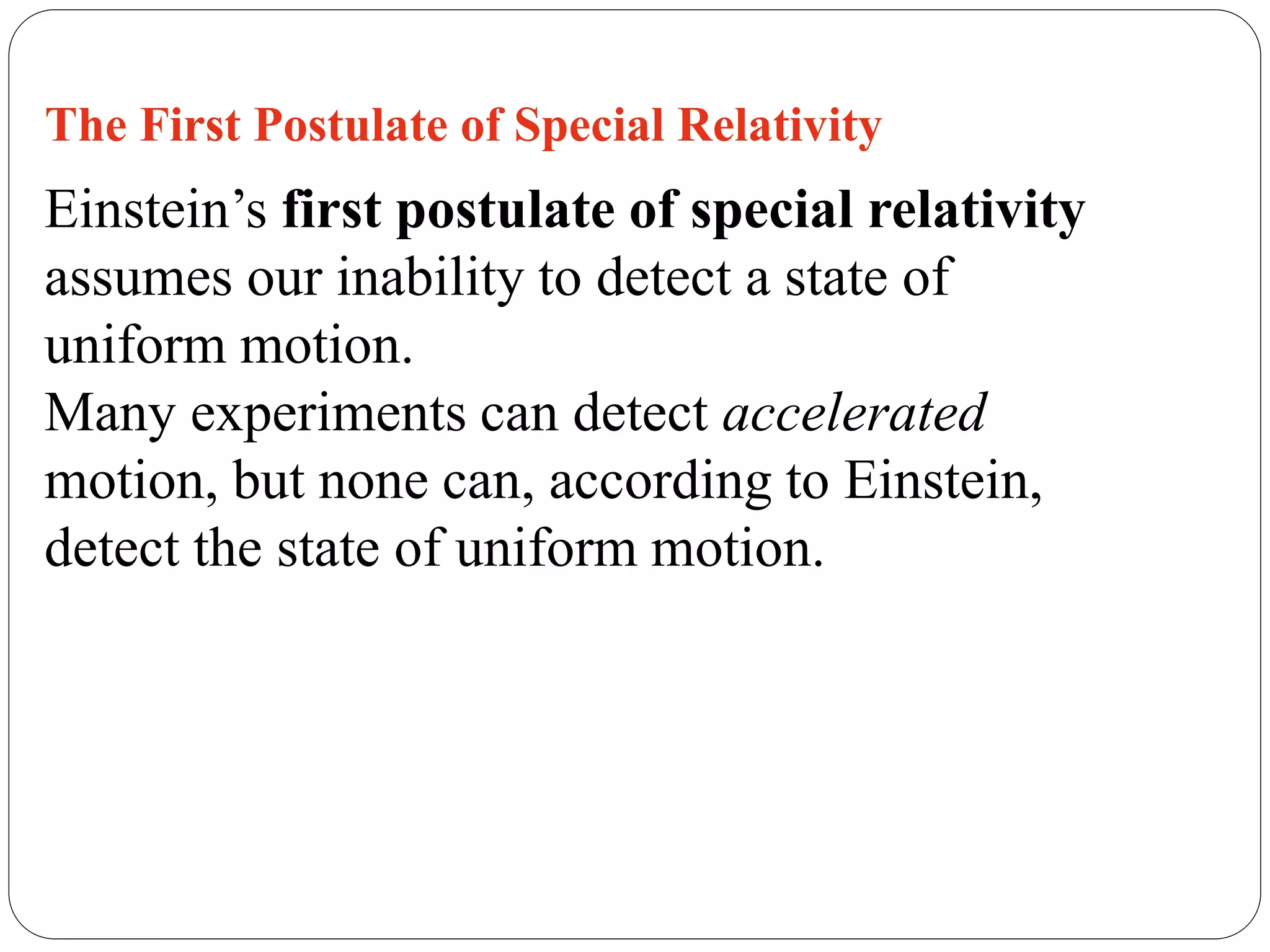 B.Tech sem I Engineering Physics U-III Chapter 1-THE SPECIAL THEORY OF ...