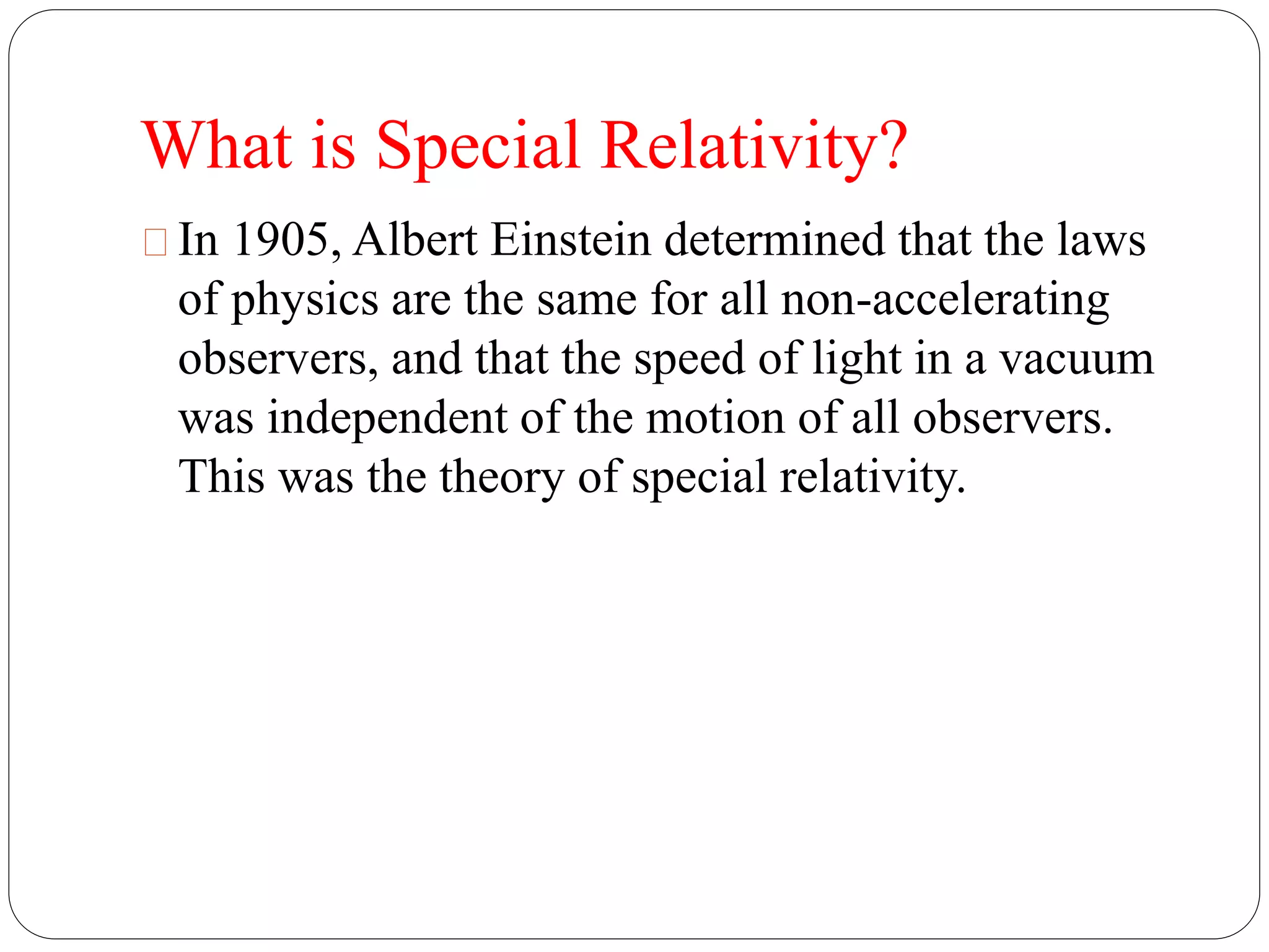 B.Tech sem I Engineering Physics U-III Chapter 1-THE SPECIAL THEORY OF ...