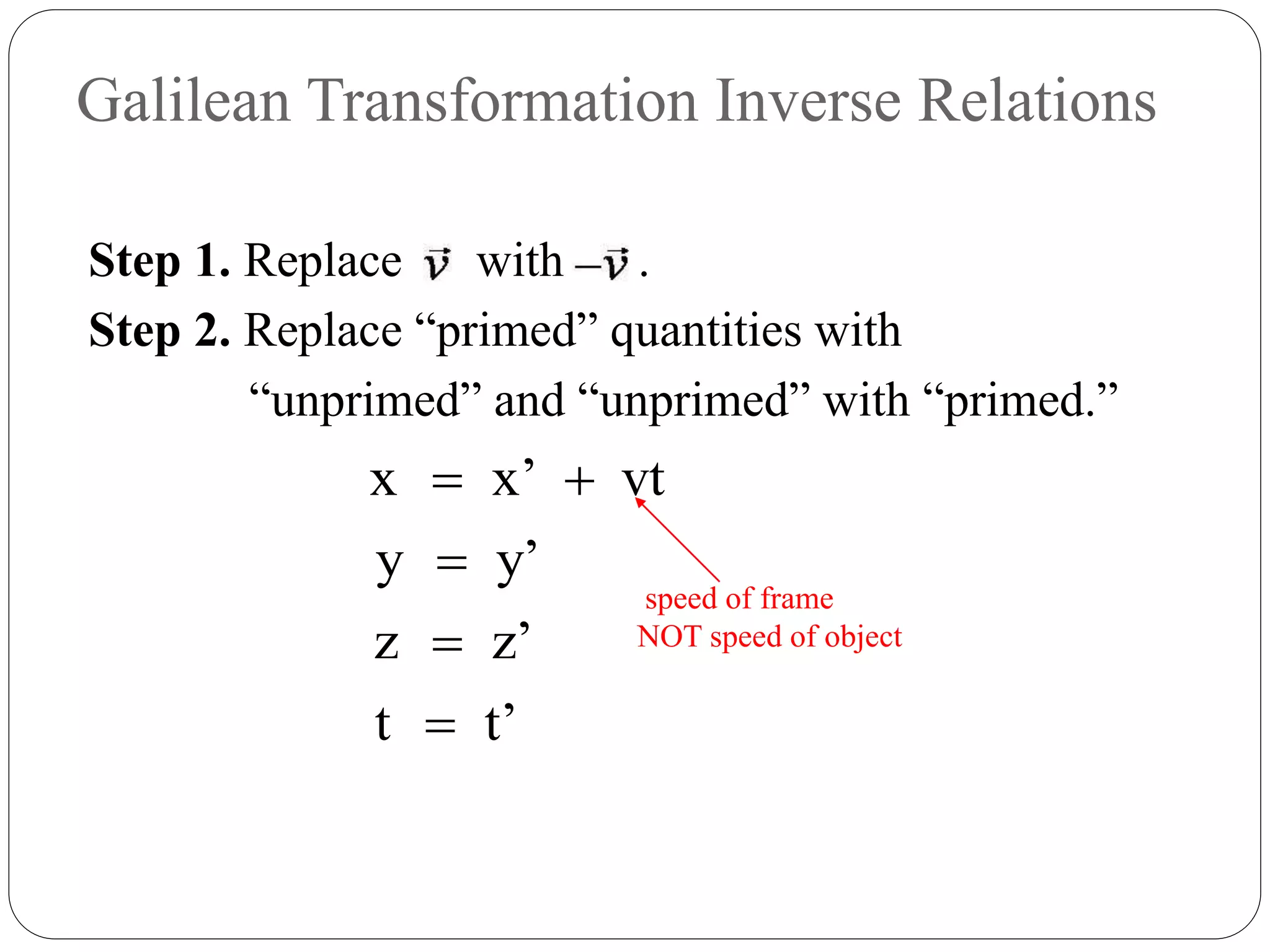 B.Tech sem I Engineering Physics U-III Chapter 1-THE SPECIAL THEORY OF RELATIVITY | PPTX