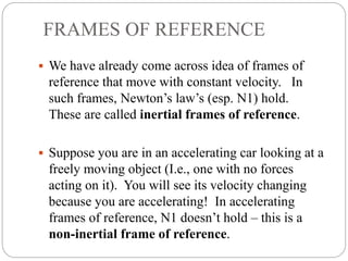 B.Tech sem I Engineering Physics U-III Chapter 1-THE SPECIAL THEORY OF ...