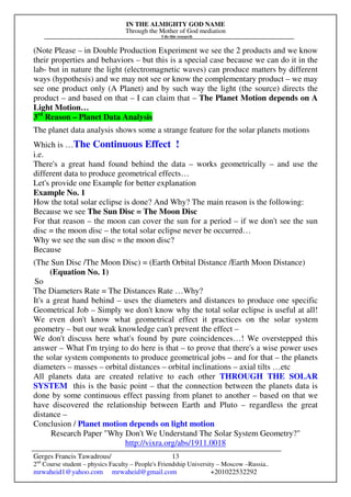 The Special Theory of Relativity Analysis (Questions and Answers) (I) | PDF