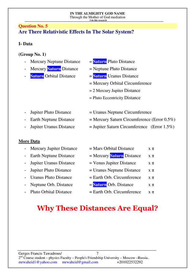 The Special Theory of Relativity Analysis (Questions and Answers) (I) | PDF