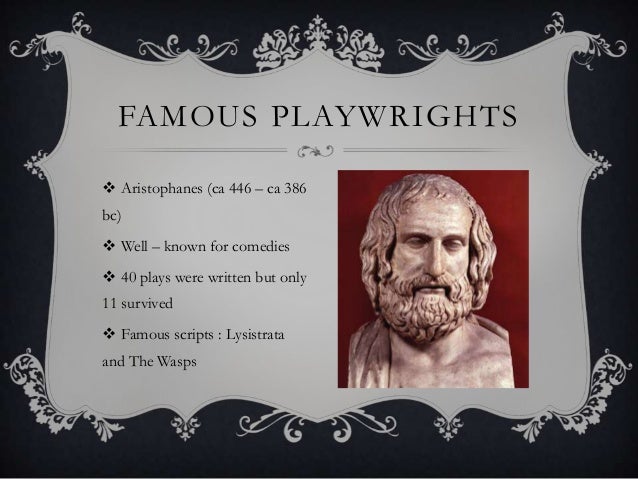 The specific era of theatre: Ancient Greek