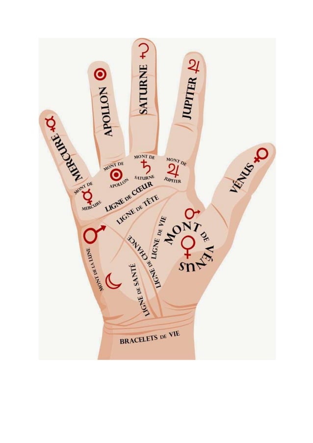 The specific names for star sun segment for hand astrology snap photo ...