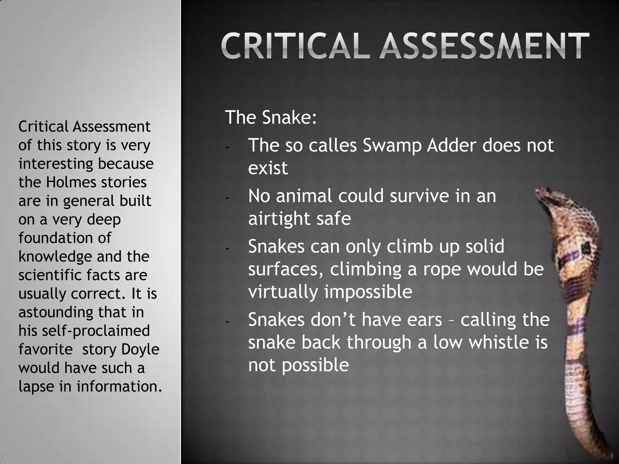 The speckled band | PPTX