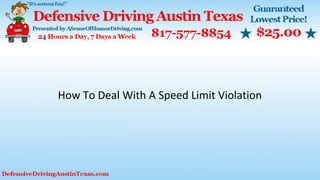 The speed limit | PPT