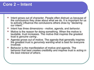 The speed of trust | PPT