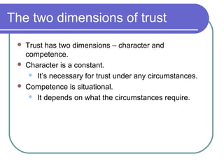 The speed of trust | PPT