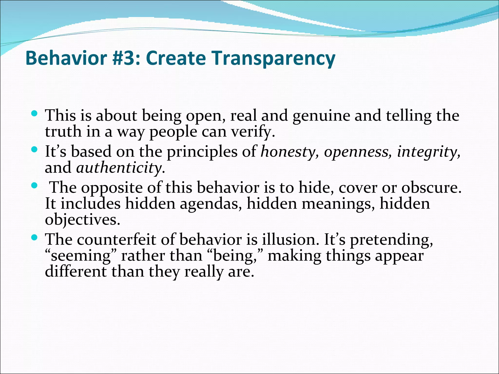 The Speed Of Trust | PPT