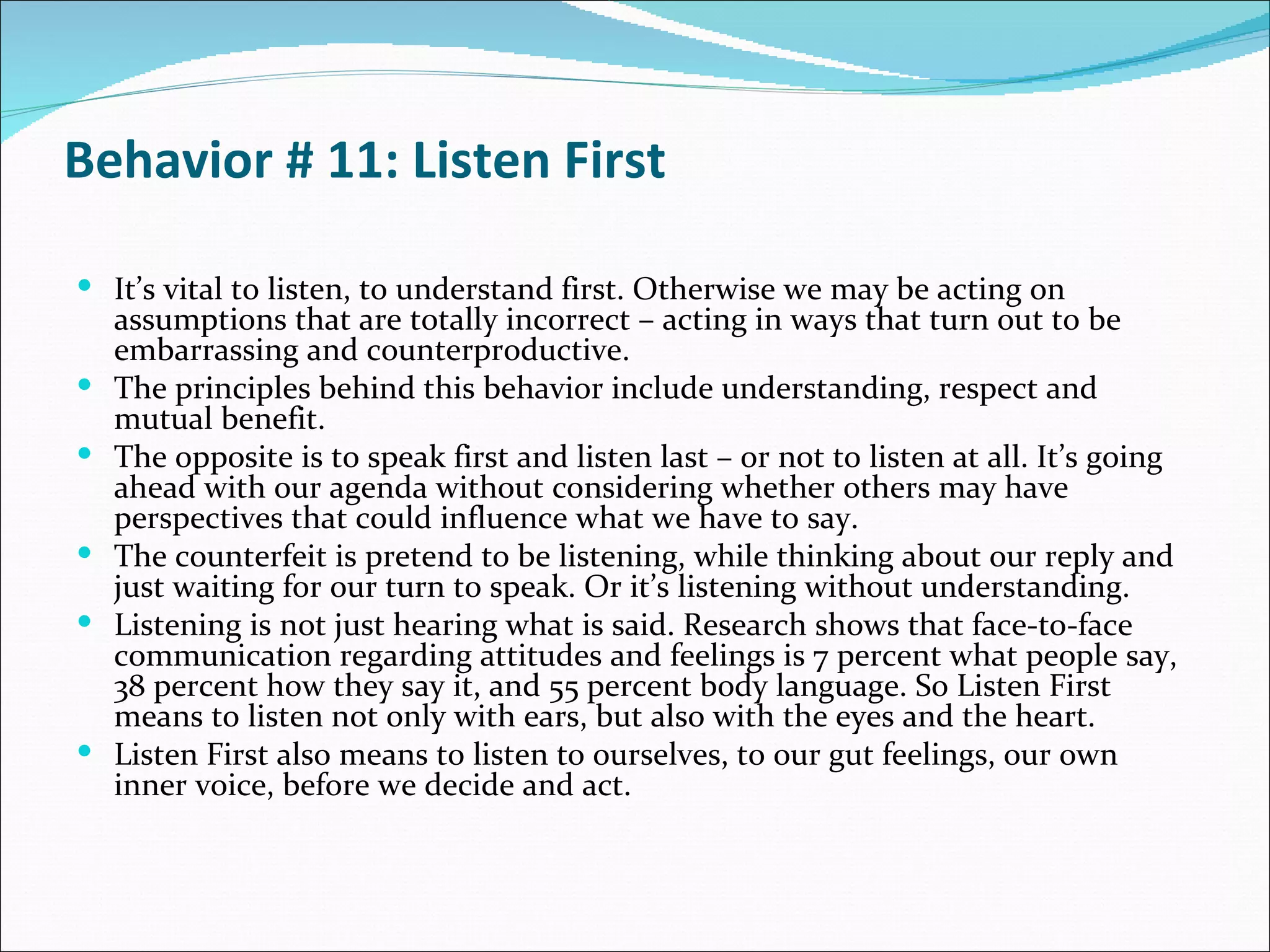 The Speed Of Trust | PPT