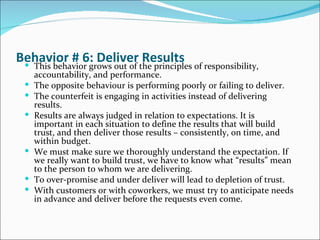 The Speed Of Trust | PPT