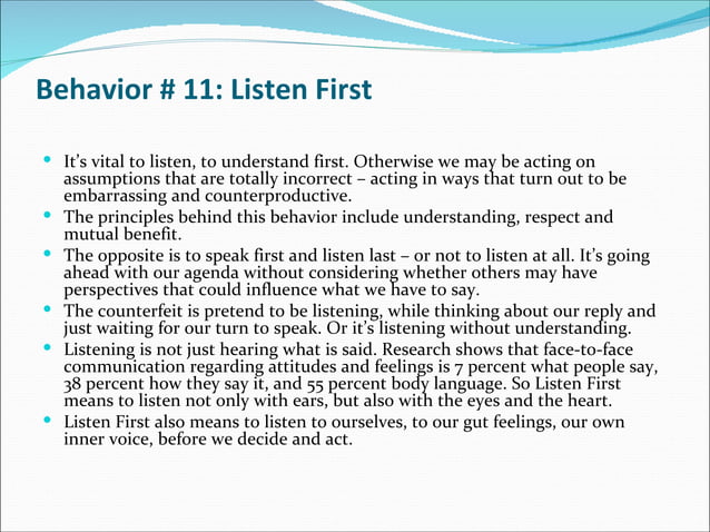 The Speed Of Trust | PPT | Family and Relationships
