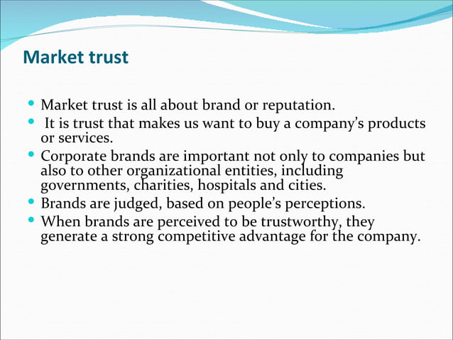 The Speed Of Trust | PPT | Family and Relationships