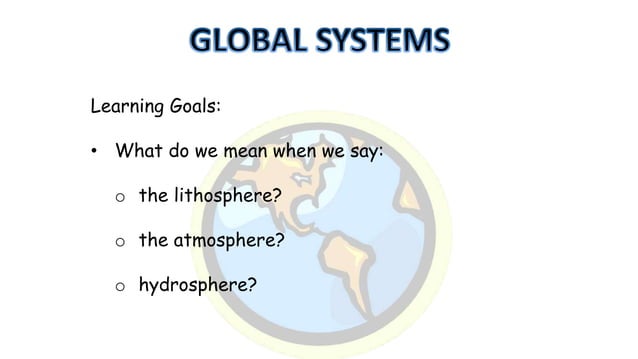 The 4 Spheres | PPTX