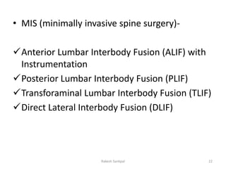 The spine anatomy | PPTX