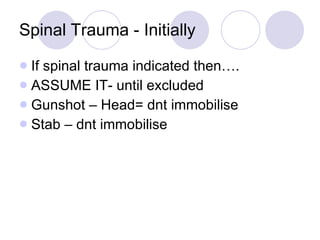 The spine & spinal cord | PPT