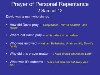 The Spirit Helps Us Pray Lesson 4 | PPT