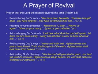 The Spirit Helps Us Pray Lesson 5 | PPT