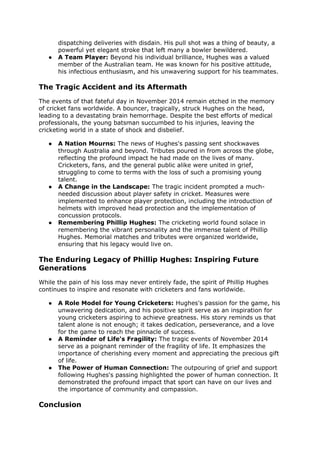 The Spirit of Phillip Hughes_ A Legacy Beyond the Boundary.docx