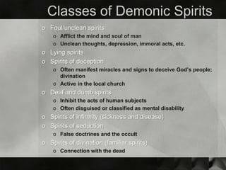 The Spirit Realm and Spiritual Warfare | PPTX