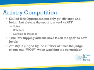 The Sport of Fork Flipping | PPT | Track and Field | Sports