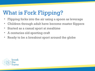 The Sport of Fork Flipping | PPT | Track and Field | Sports