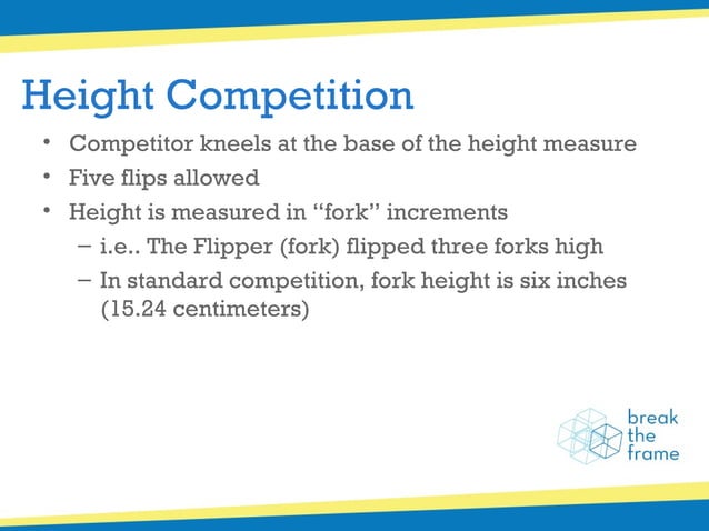 The Sport of Fork Flipping | PPT | Track and Field | Sports