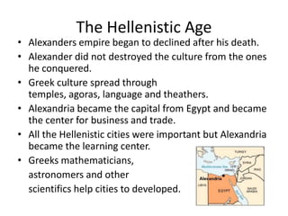 The spread of greek culture | PPT