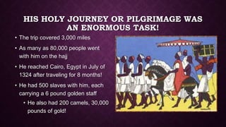 The spread of islam in west africa | PPTX