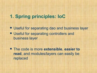 The spring framework | PPT