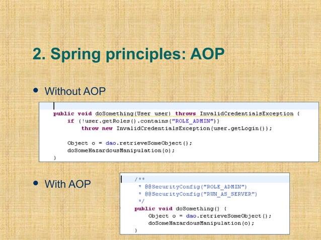 The spring framework | PPT