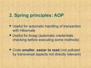 The spring framework | PPT