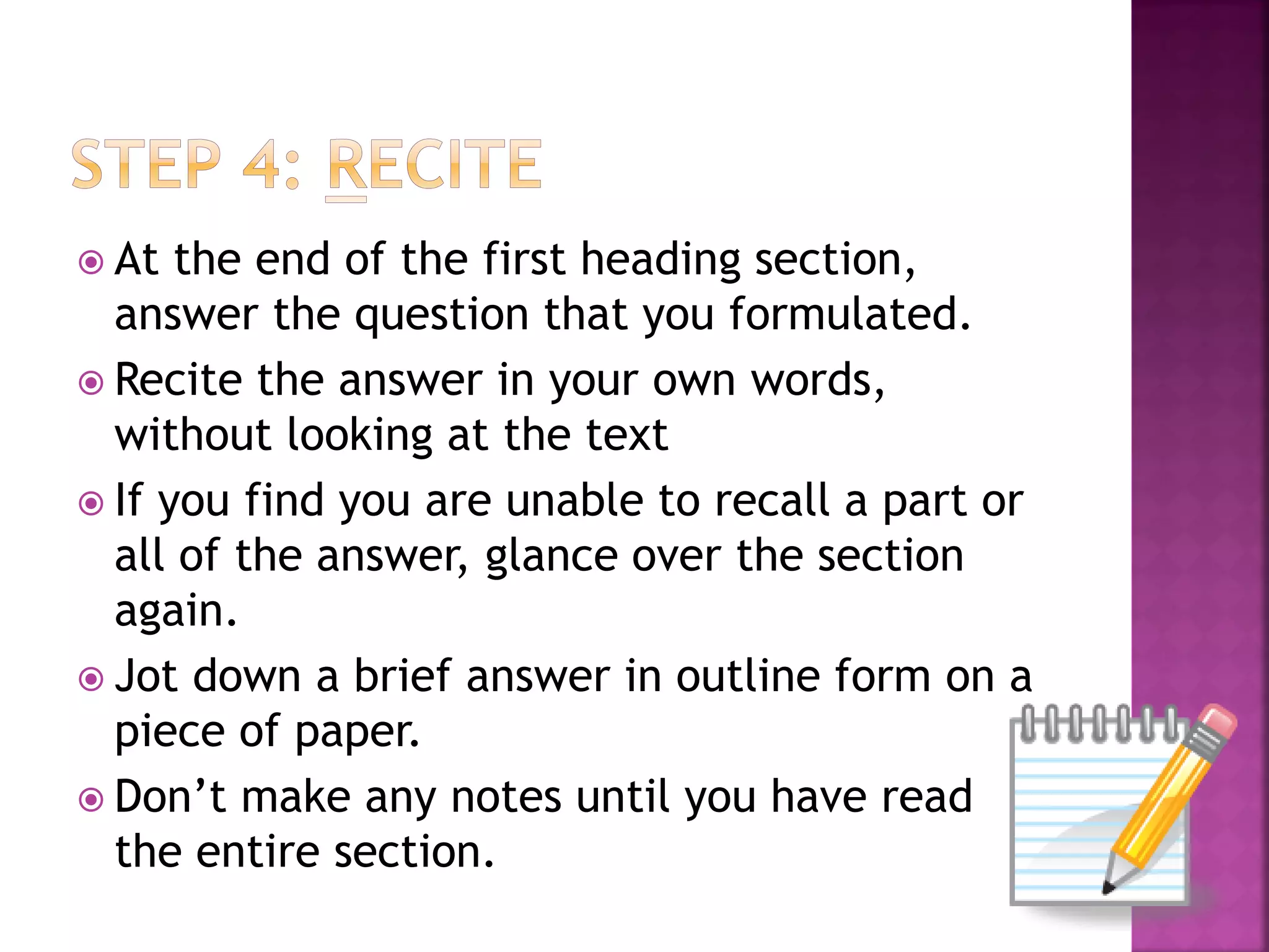 The sq3r method | PDF
