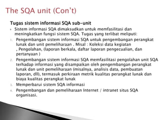 The sqa unit and other actors in the sqa system | PPT