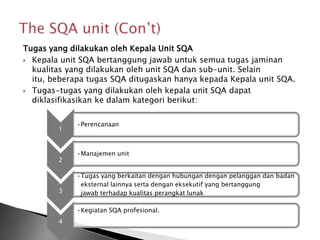 The sqa unit and other actors in the sqa system | PPT