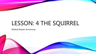 The squirrel | PPTX