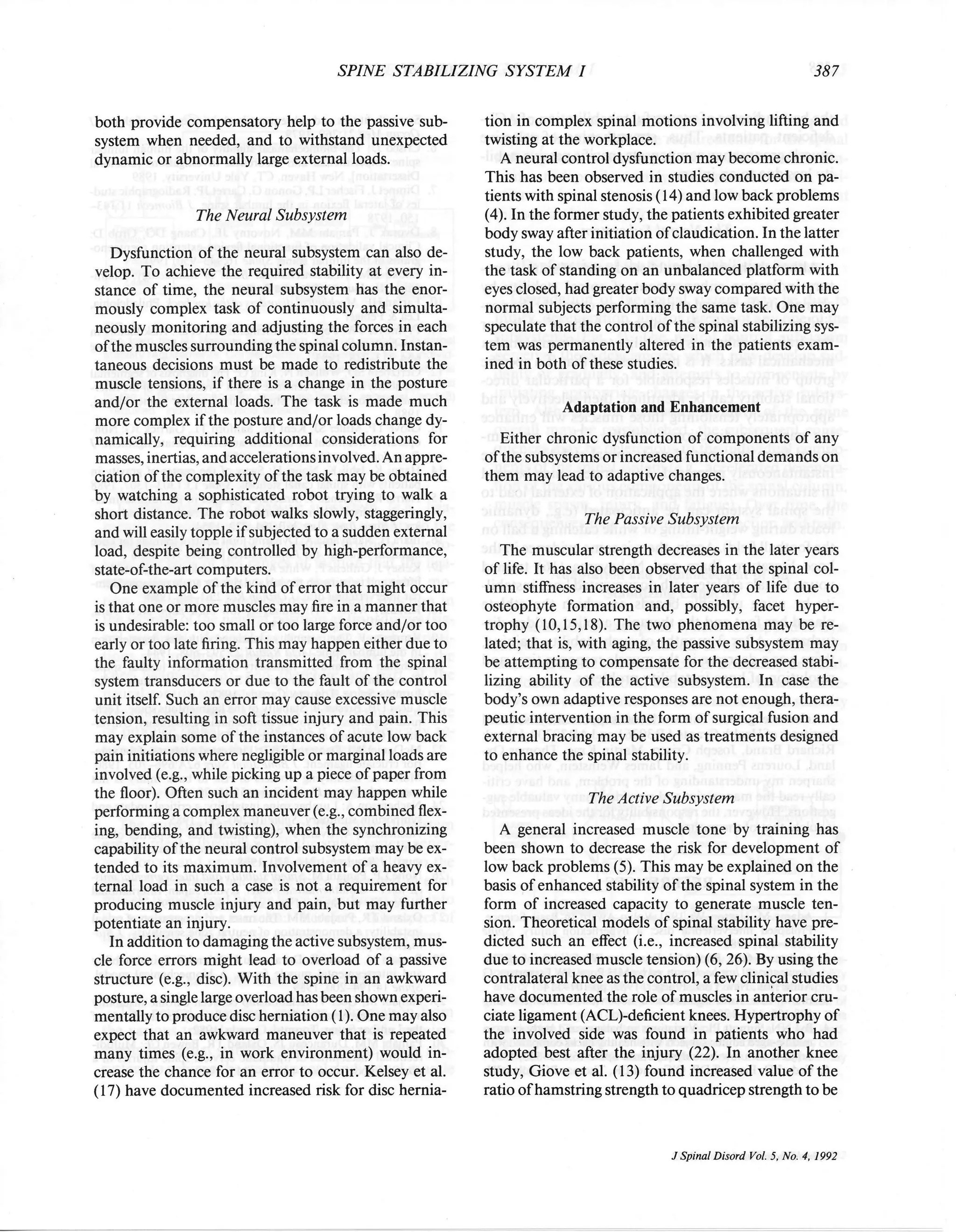 The stabilizing system_of_the_spine_part_1 | PDF