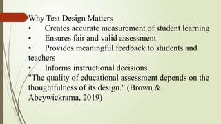The Stages in Test Design, Construction & Administratio.pptx