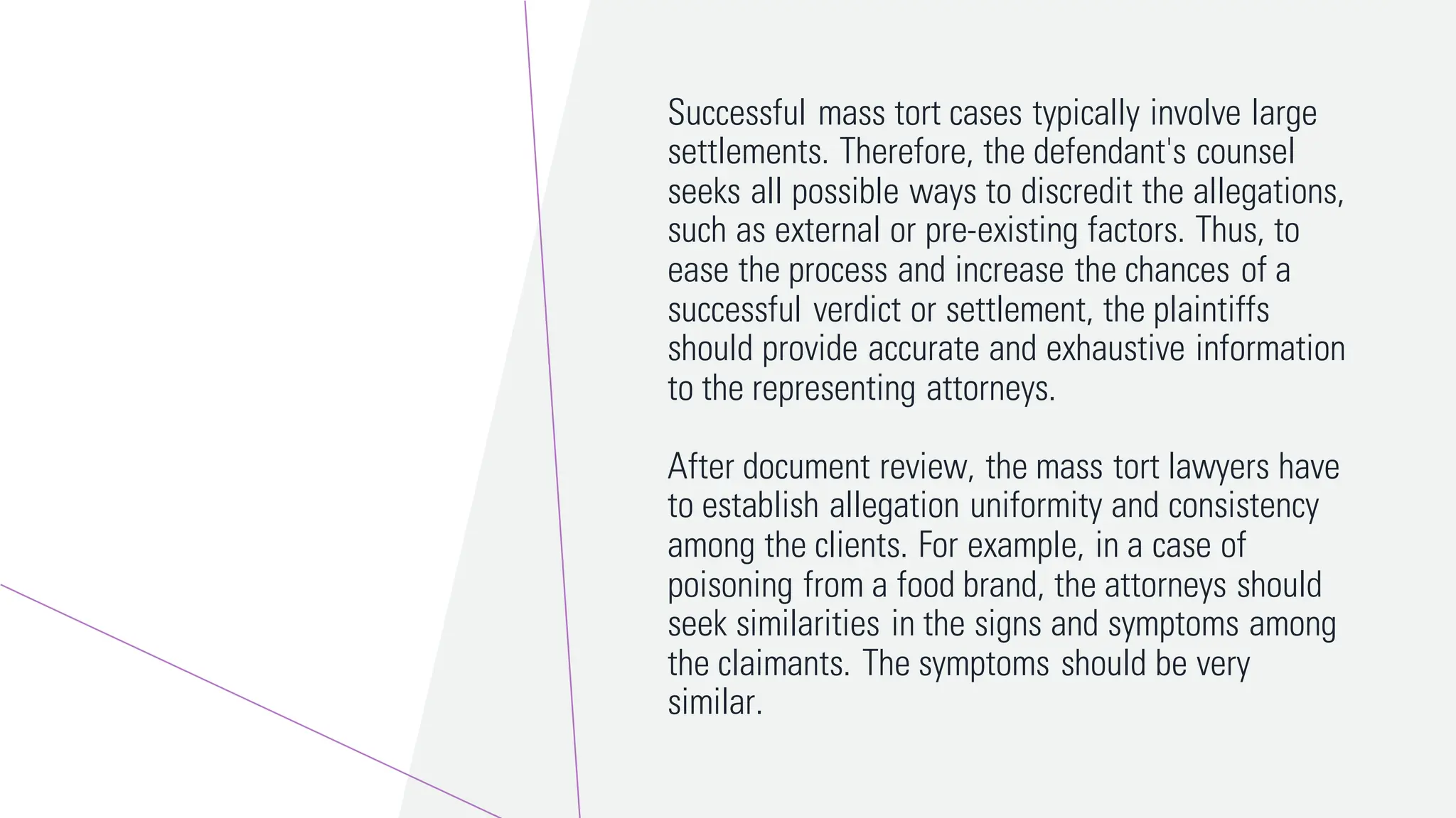 The Stages of a Mass Tort Litigation | PDF