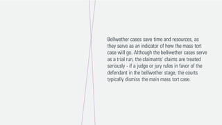 The Stages of a Mass Tort Litigation | PDF