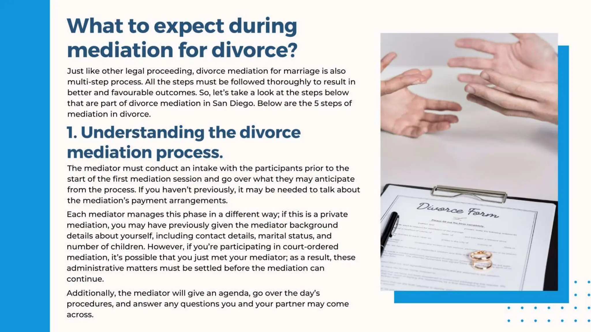 The Stages of Divorce Mediation | PPTX