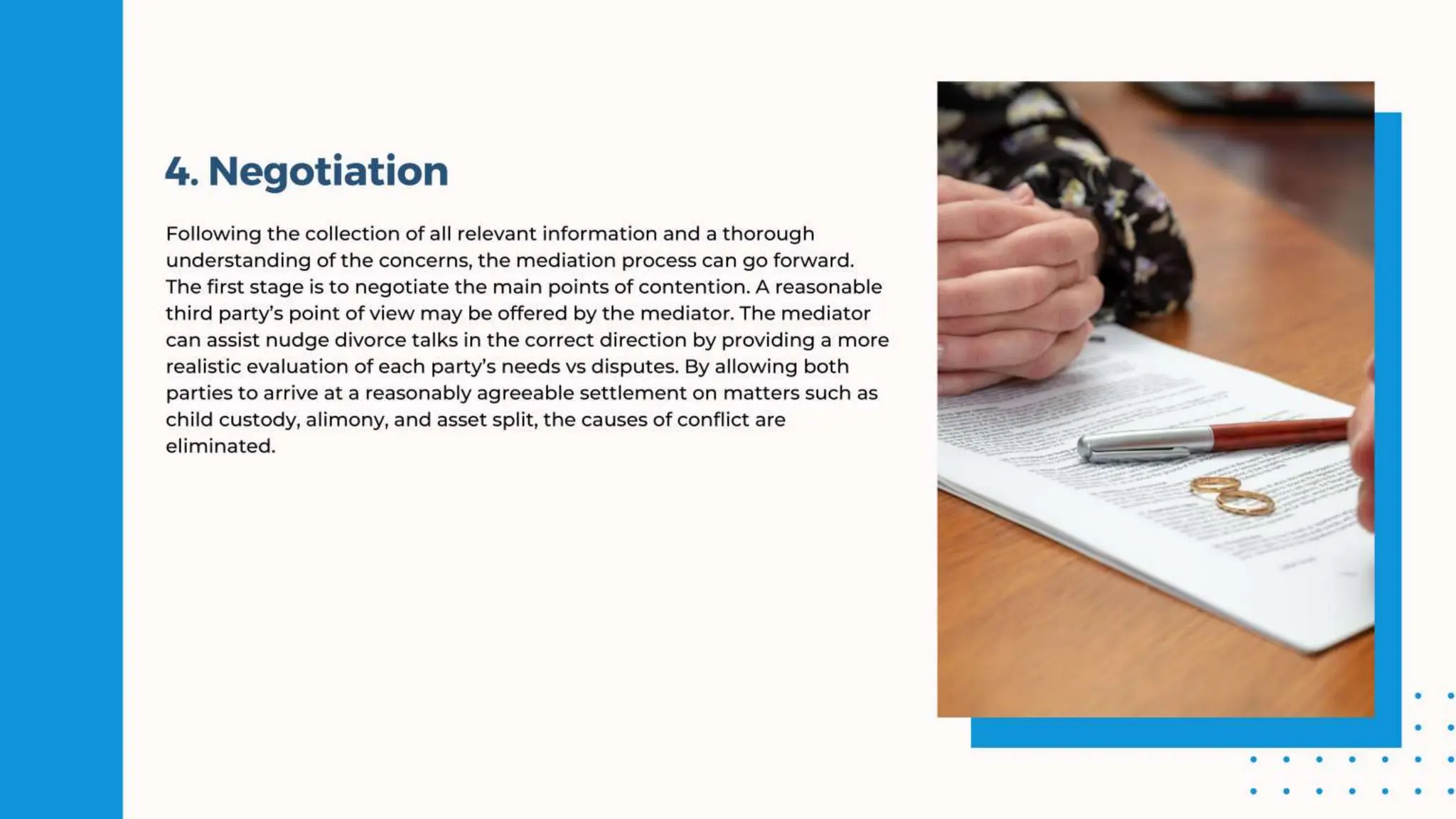 The Stages of Divorce Mediation | PPTX