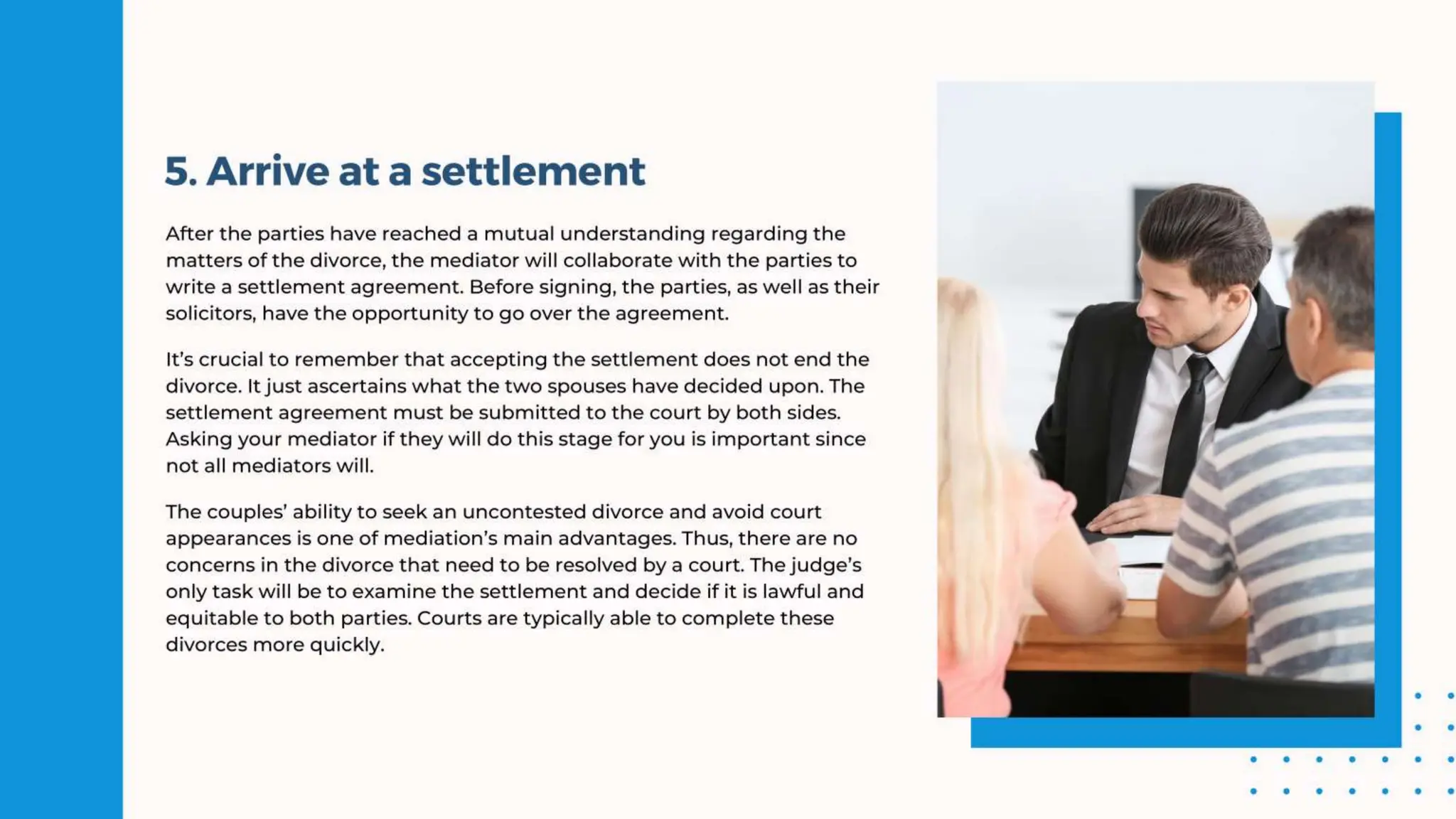 The Stages of Divorce Mediation | PPTX